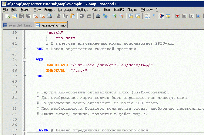 GIS-Lab Blog» Архив блога » Подсветка синтаксиса для map-файлов